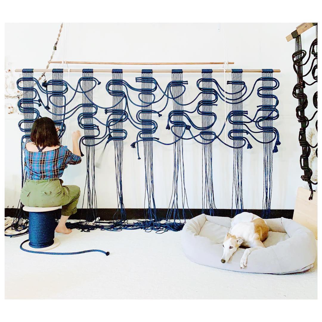 Windy Chien's Installations Are Created One Knot At a Time - Wallpaper Data