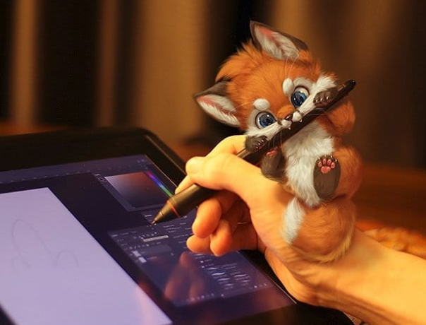 Malaysian Artist Draws Adorable Digital Animals and People are Going ...