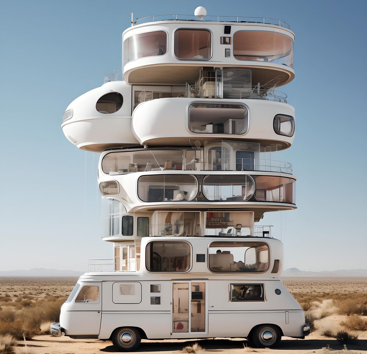 Berlin Studio Creates Intriguing Multi-Decker Mobile Homes With the ...